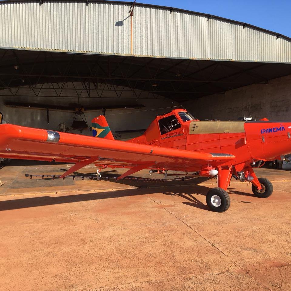AEROBASTIAN | AVIÃO AGRÍCOLA IPANEMA EMB202A - VENDIDO